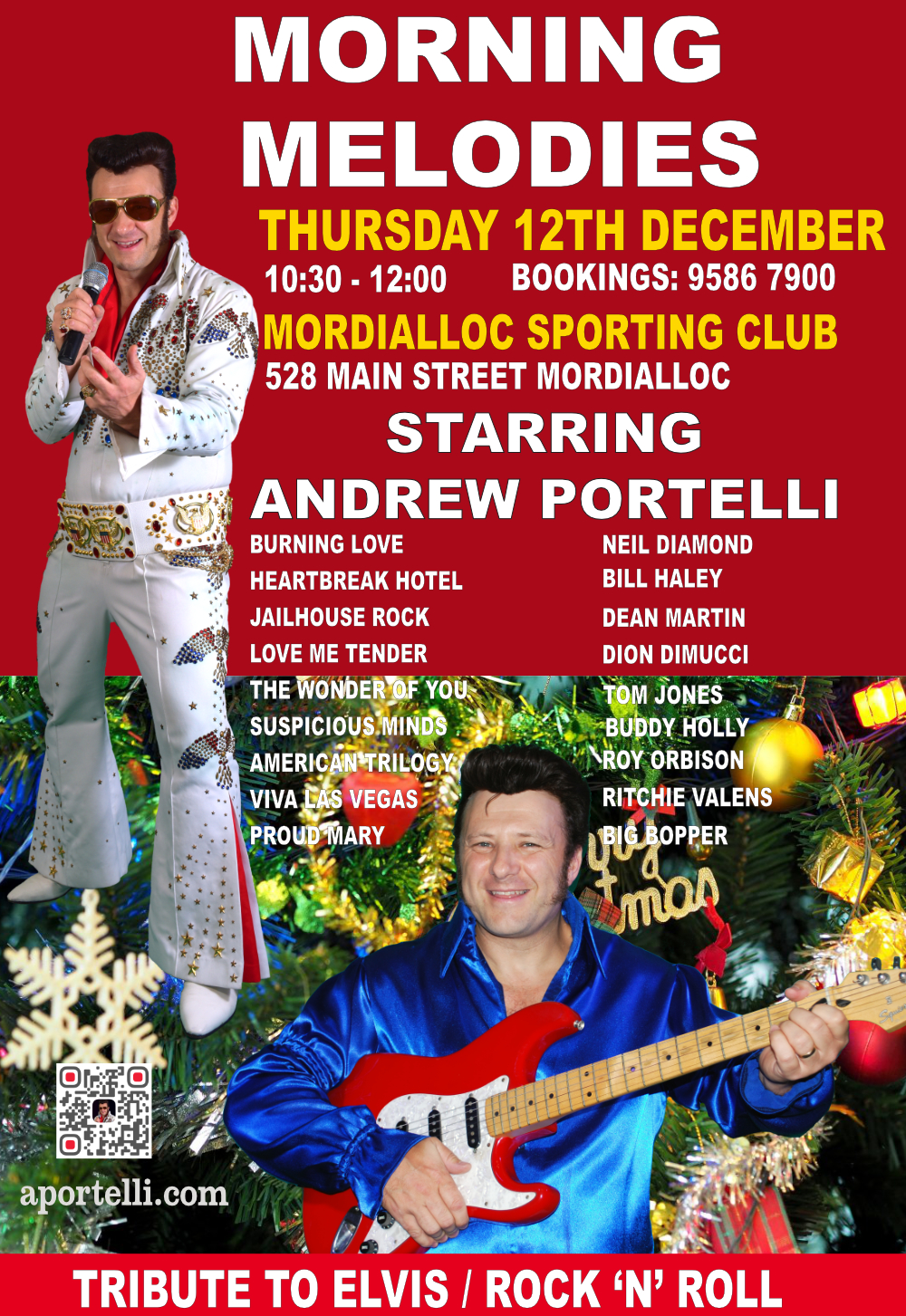 Gig Guide - Shows - Elvis Impersonator Melbourne