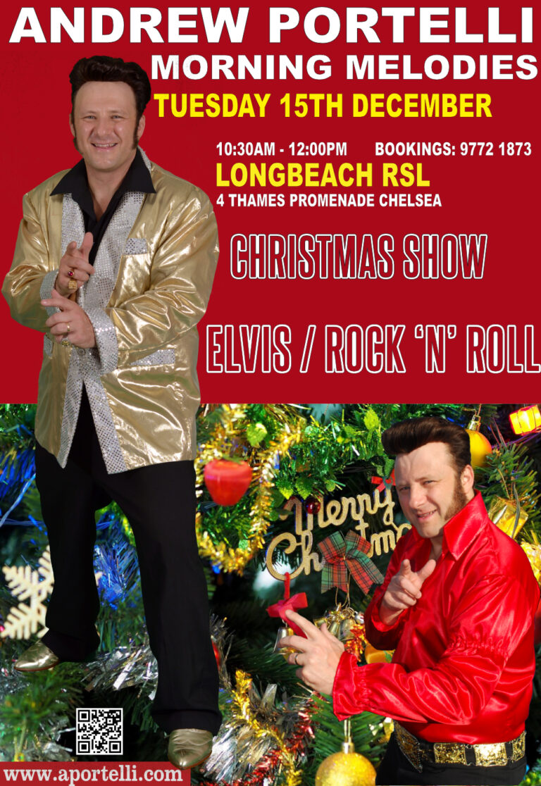 Gig Guide - Shows - Elvis Impersonator Melbourne