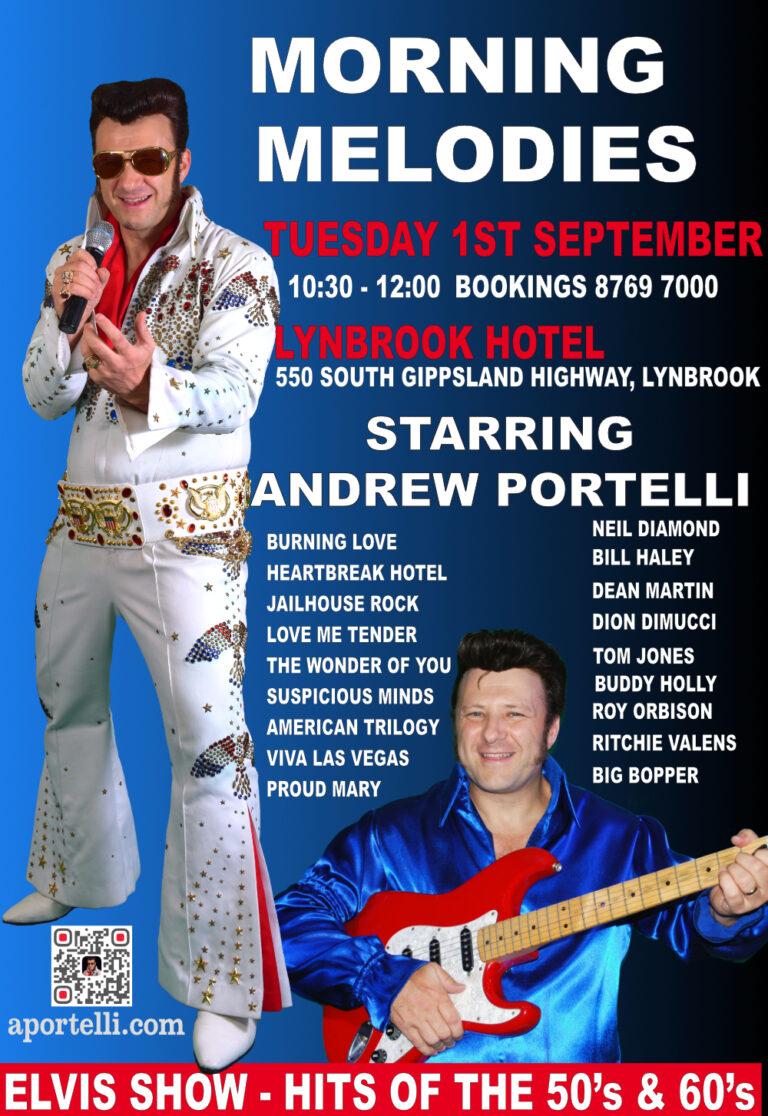 Gig Guide - Shows - Elvis Impersonator Melbourne